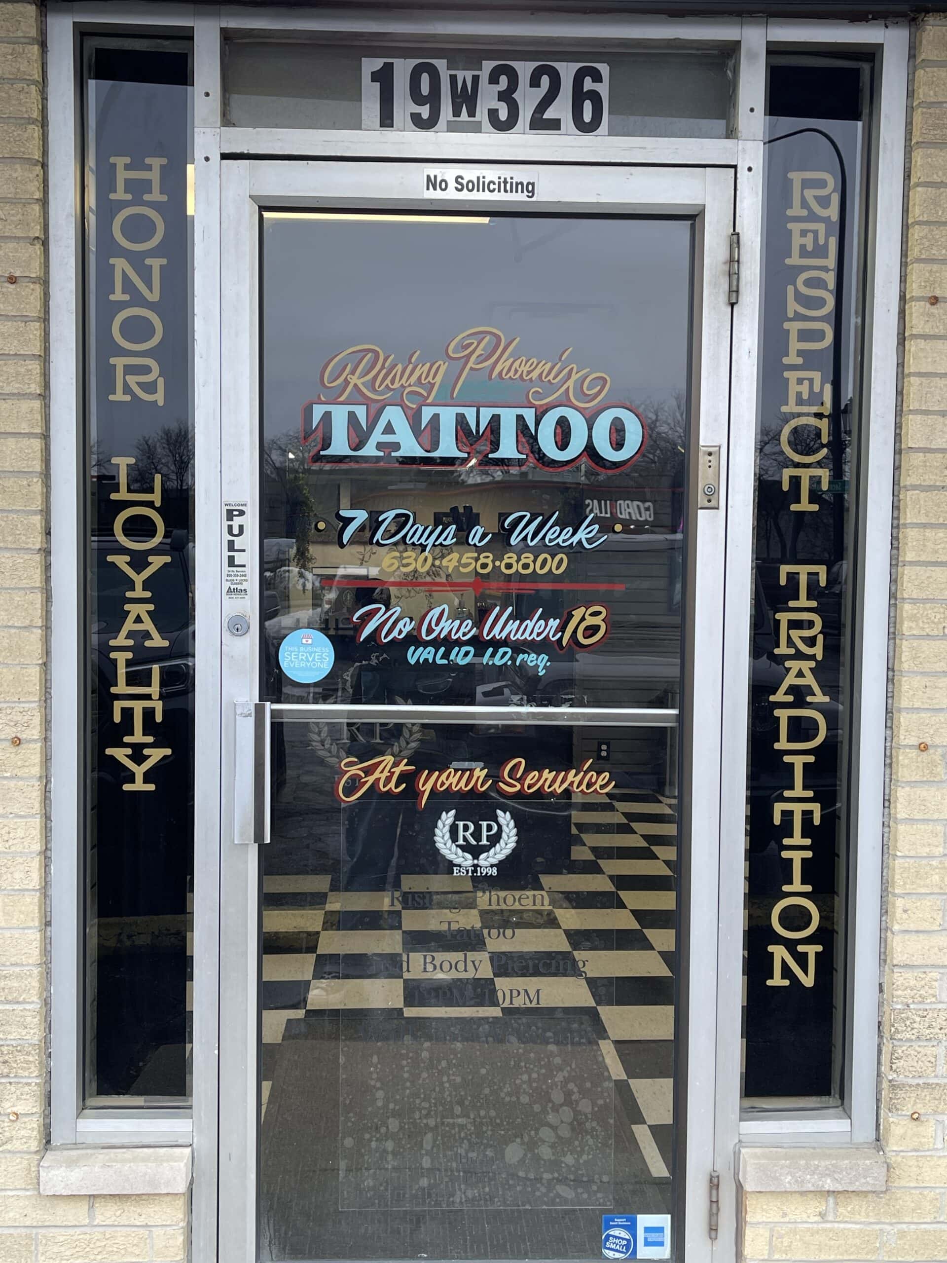 About Rising Phoenix Tattoo and Body Piercing Addison, Il